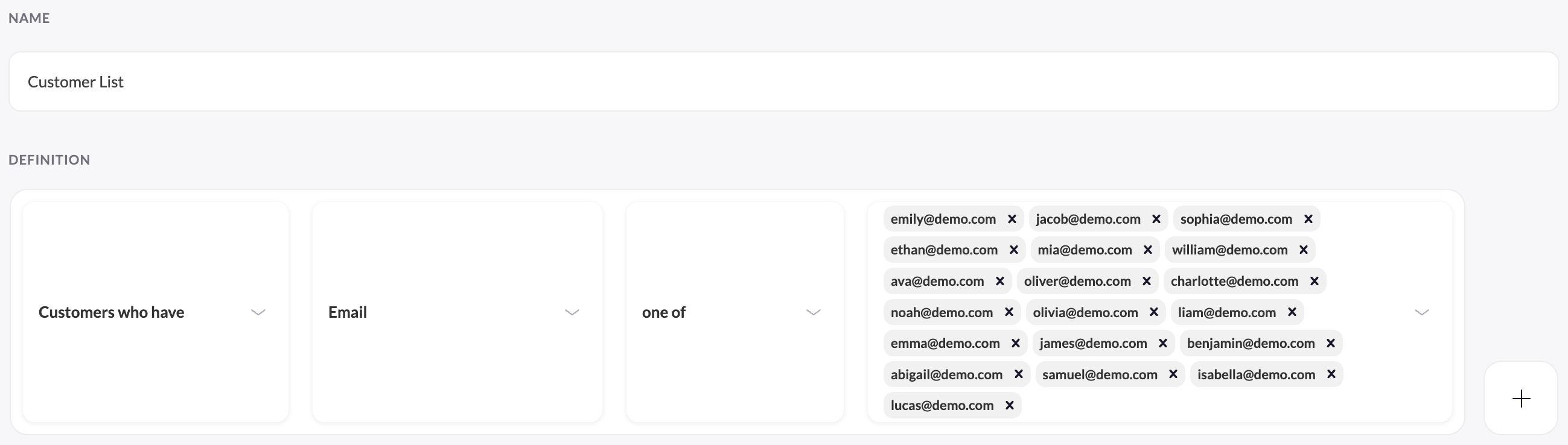 How to Add a List of Values to Segment Conditions – RetentionX